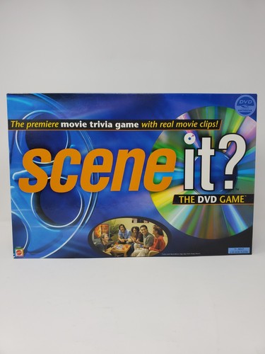 Scene It? The DVD Movie Trivia Board Game Open Box Complete 2003 Family ...
