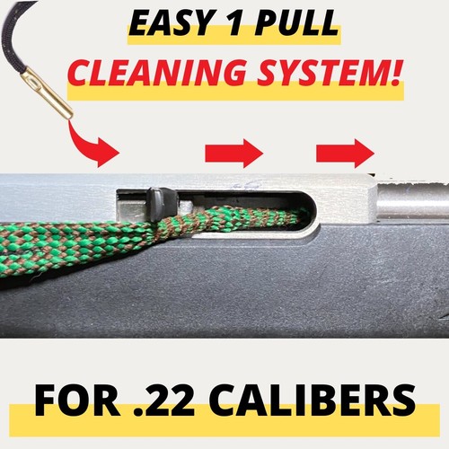 Easy 1 Pull Bore Cleaning System For .22 Calibers - Fast Shipping ...