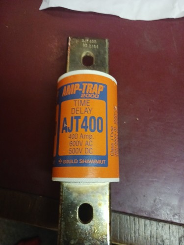 FERRAZ SHAWMUT AJT400 AMP-TRAP 2000 SMART SPOT FUSE 400A 600VAC 500VDC ...