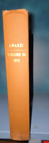 volume of the magazine Awake! from 1973. | eBay