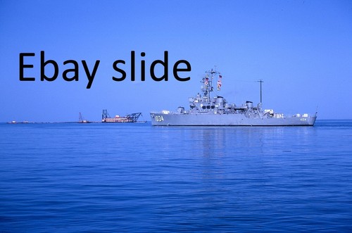 Orig 1965 35mm Kodachrome slide - USS John R. Perry destroyer at Key ...