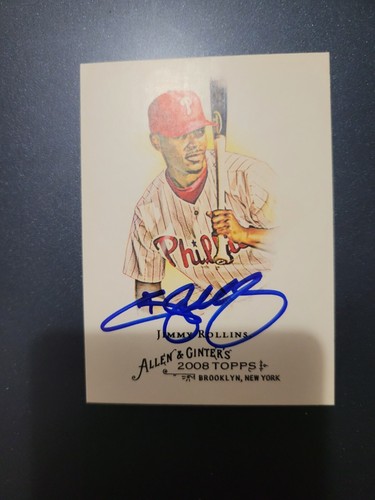 signed auto jimmy rollins | eBay
