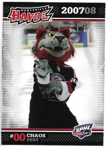 Chaos - MASCOT - 07/08 Huntsville Havoc | eBay