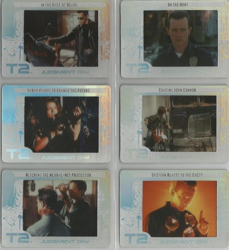 Terminator 2 T2 FilmCardz - Set of 6 Rare Chase / Insert Cards #R1-6 | eBay