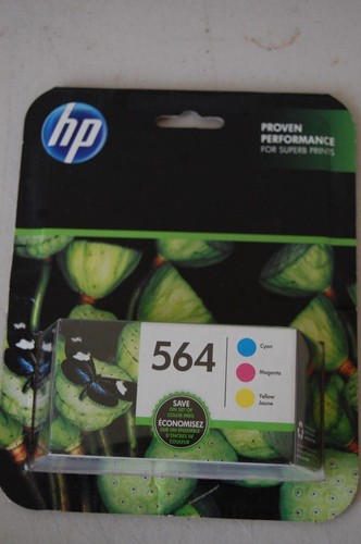 HP 564 COLOR COMBO INK 3 CARTRIDGES CYAN YELLOW MAGENTA EXP 2019 ...