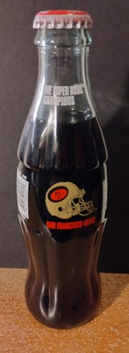 San Francisco 49ers 5 Time Super Bowl Champ Commemorative Coke Cola ...