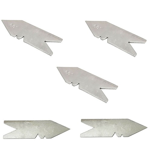 5 PC 60 Degree Center Gage Fishtail Thread Gauge Lathe Tool | eBay