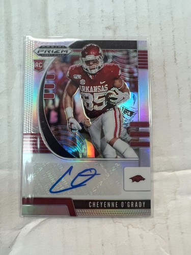 Cheyenne O'Grady 2020 Prizm Draft Picks Rookie Auto Silver Prizm Card ...