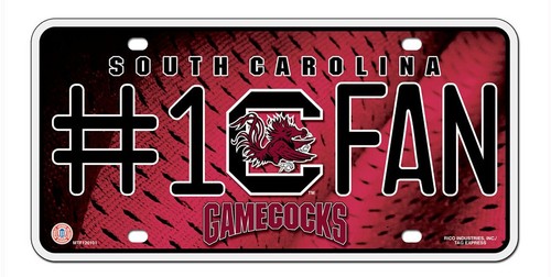 South Carolina Gamecocks License Plate #1 Fan | eBay