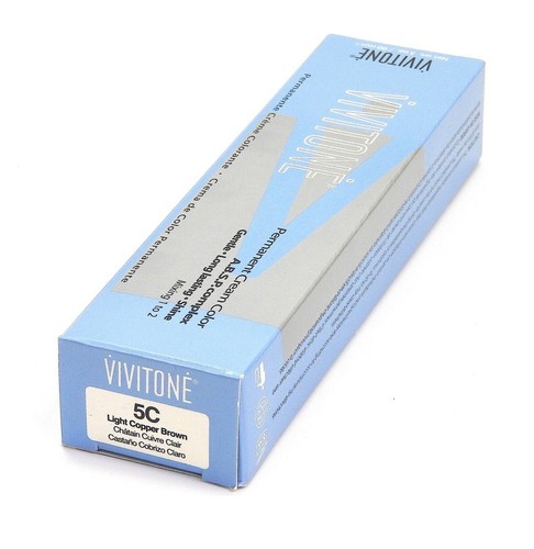 Vivitone Permanent Hair Color 5C - Light Copper Brown, 3 oz | eBay