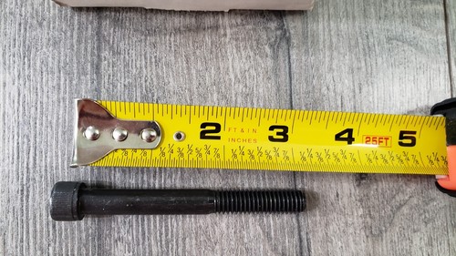 (6x) Socket Head 3/8-16 x 3 1/4 Cap Screws Allen Bolts SHCS Black Alloy ...