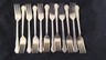 Six Dinner HEAVY FORKS Stainless Steel 8" long by 1" Wide HH FORK ...