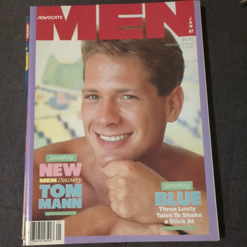 Advocate Men Jan 1987, Handsome Models From 80s, Gay VINTAGE Magazine ...