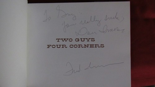 Two Guys Four Corners by Don Imus and Fred Imus SIGNED AUTOGRAPHED ...