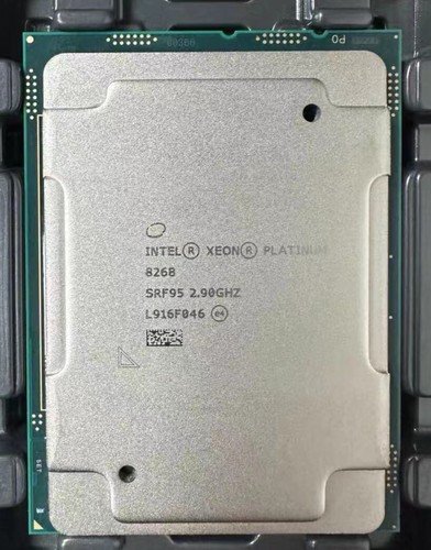 Intel Xeon Platinum 8268 SRF95 24Core 48Threads 2.90GHz LGA3647 CPU processor | eBay