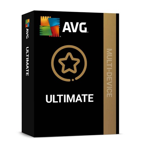 AVG Ultimate 10 Devices 1 year Australian license. Multi-platform ...