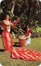 1955 Photo PC Wailuku Hawaii HULA DANCER DRUMMER Holoku | eBay