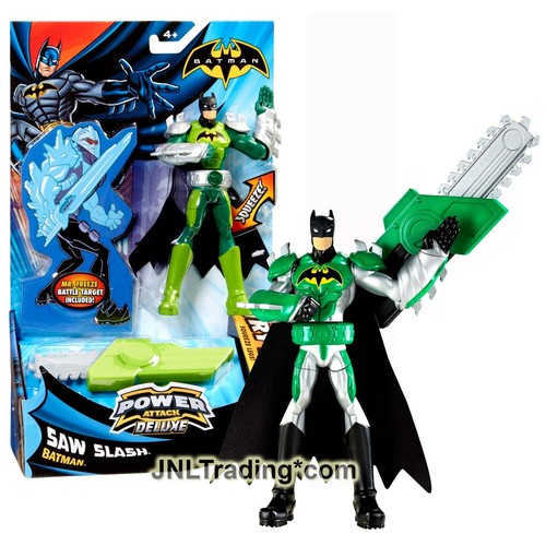 Yr 2011 DC Power Attack Deluxe 6" Figure Saw Slash BATMAN with Mr ...