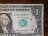 2013 $1 One Dollar Duplicate Star Error Note Serial Number B04422667 ...