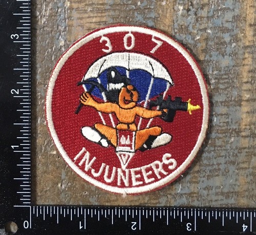 US Army 307th Airborne Engineer Battalion Injuneers Cut Edge SSI Patch ...