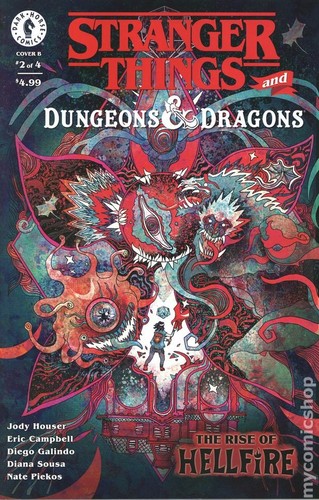 Stranger Things and Dungeons and Dragons The Rise of Hellfire #2B FN ...