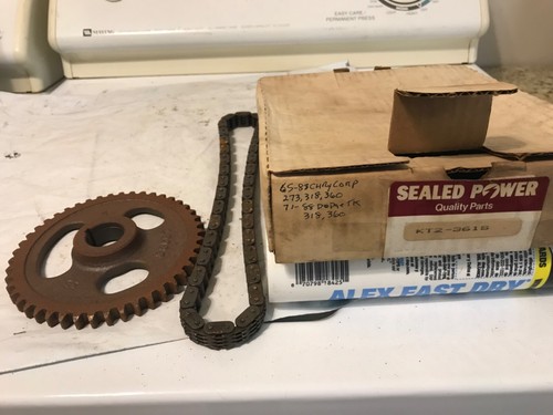 KT3-361S TIMING CHAIN & GEARS KIT 65-88 DODGE PLYMOUTH CHRYSLER 273 318 ...
