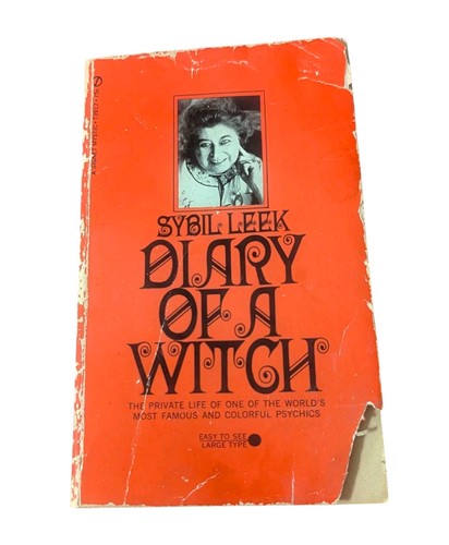 Sybil Leek Diary of a Witch Vtg 1969 Paperback Sixth Printing | eBay