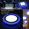 Dual Color Round LED Recessed Ceiling Downlight Panel Spotlight Home ...