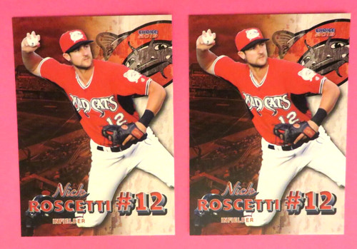 2 - 2019 Choice, Carolina Mudcats - NICK ROSCETTI | eBay