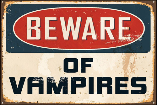 Beware Of Vampires Blood Horror Sticker Decal | eBay
