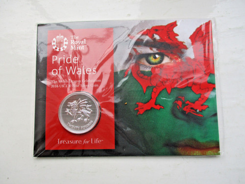 Royal Mint The Welsh Dragon Celebration 2016 Pride Of Wales £20 Fine ...