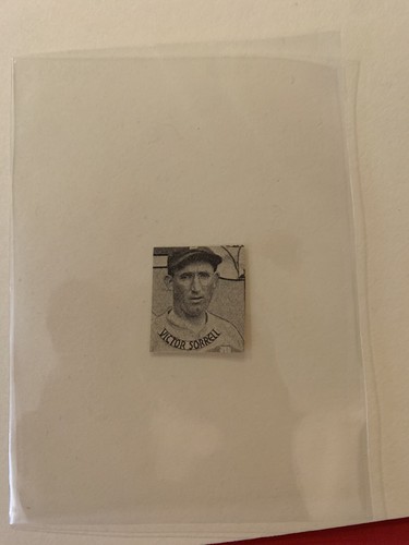 Vic Sorrell 1936 Spalding Baseball Panel Detroit Tigers RARE Oddball ...