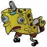 SpongeBob SquarePants Sponge Mock Embroidered Iron On Patch 40361855727 ...