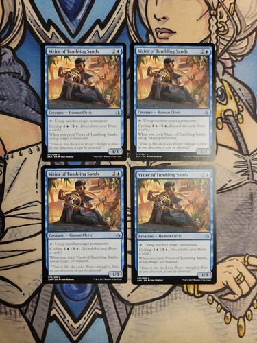 4x Vizier of Tumbling Sands - NM/M Amonkhet AKH MTG Magic | eBay
