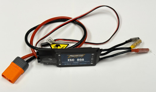 Predator 80A ESC For 1700mm P-51D, 1700 F4U V3, 70mm EDF Yak 130 V2 ...