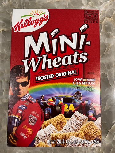 Kellogg's Frosted Mini Wheats - Jeff Gordon 1998 Champion Edition | eBay