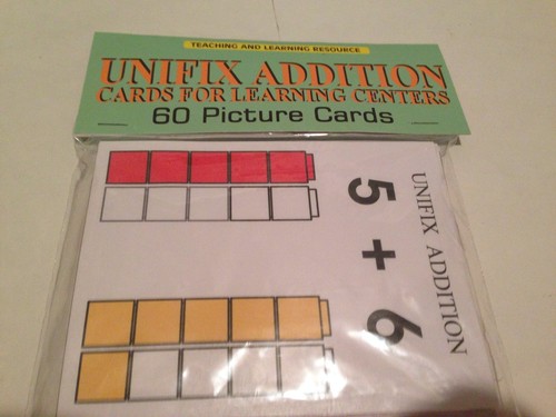 UNIFIX ADDITION - Cards for Learning Center 60 Cards- Math Teaching ...