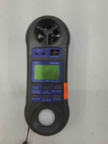 Supco DAVM+ Digital Air Flow Meter Vane Anemometer Thermometer | eBay