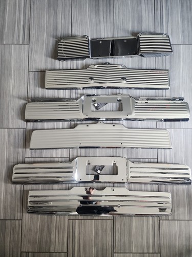 64 Impala Triple Chrome Plated License Plate Panels | eBay