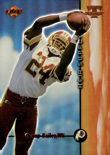 1999 Collector's Edge Triumph Heir Supply Champ Bailey Rookie Card # ...