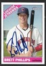 BRETT PHILLIPS LANCASTER JETHAWKS SIGNED AUTOGRAPHED 2015 TOPPS CARD ...