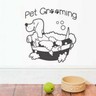 PET SALON VINYL DECAL STICKER BUSINESS SIGN GROOMING SHOP PET SHOP ...