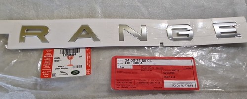 Genuine+Range+Rover+Stickers+Rear+Name+Plate+Lr053349+LR088864 for sale ...