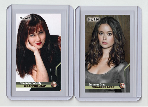 Shannen Doherty rare MH Wrapper Leaf #'d x/3 Tobacco card no. 694 | eBay