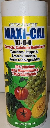 Grow More 13001 Maxi-Cal 10% Calcium 10-0-0 Fertilizer, 1-Pint | eBay