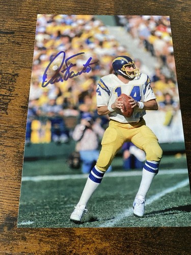 DAN FOUTS Signed Autograph 4x6 Photo - HOF SAN DIEGO CHARGERS | eBay