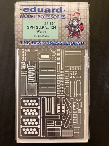 Eduard 35126 1/35 Scale SPH Sd. Kfz. 124 Wespe Etching Set for Tamiya ...