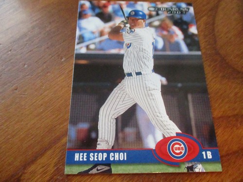 hee seop choi (chicago cubs - 1b) 2003 donruss ROOKiE CARD #103 mint ...
