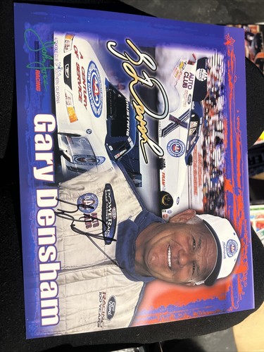 NHRA Gary Densham Autographed Promotional Card Handout 8.5x11 | eBay