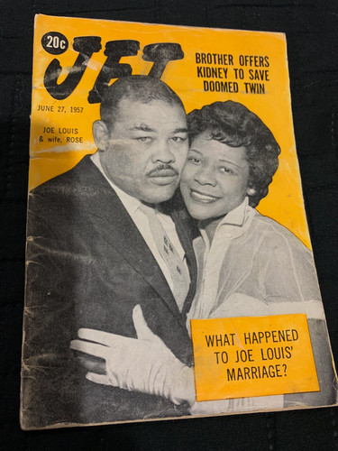 RARE! Jet Magazine - June 27, 1957 - WHAT HAPPENED TO JOE LOUIS ...